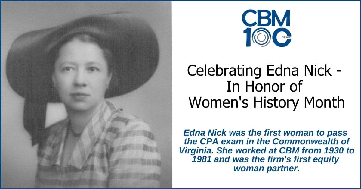Celebrating Edna Nick (In Honor of International Women's Day ...