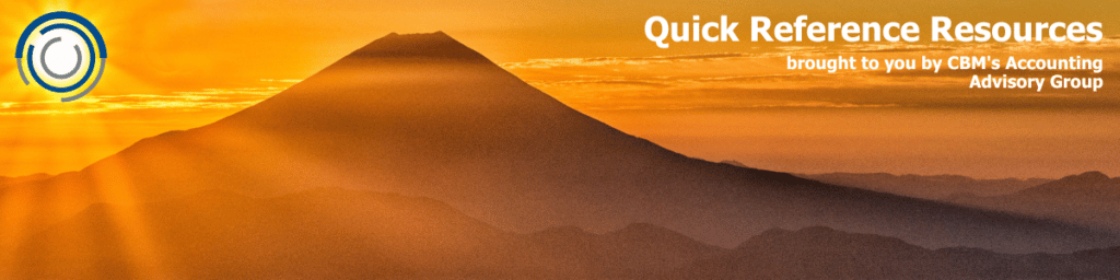 Quick Reference Resources | Lease Accounting | Bethesda CPA Firm